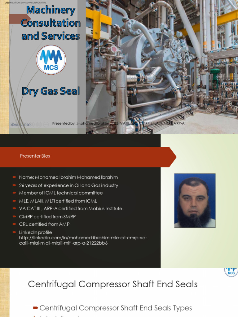 Centrifugal Compressor Seal Types Guide | PDF | Physical Sciences ...