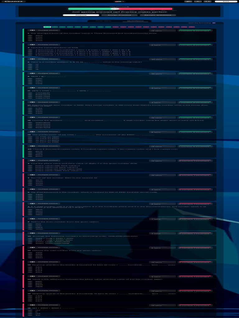 Live Dashboard - Summary 4 | PDF | Multiple Choice