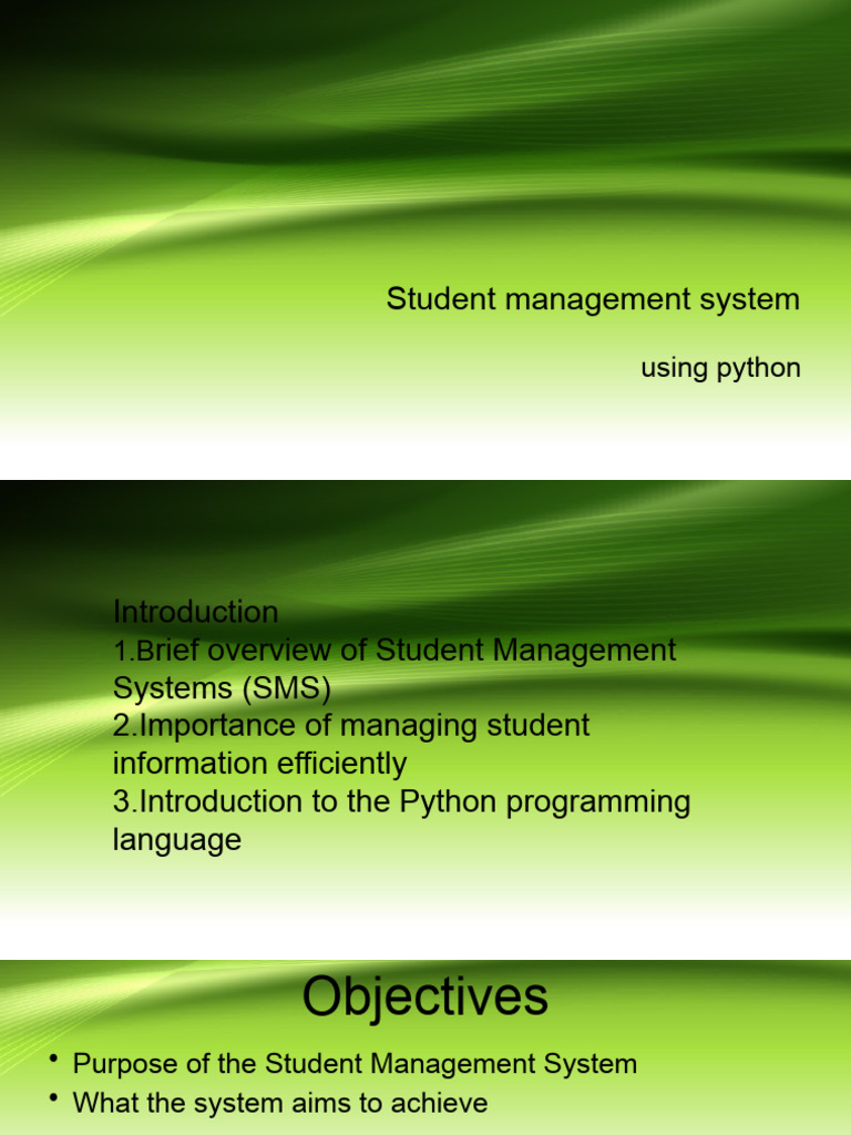 Student Management System | PDF