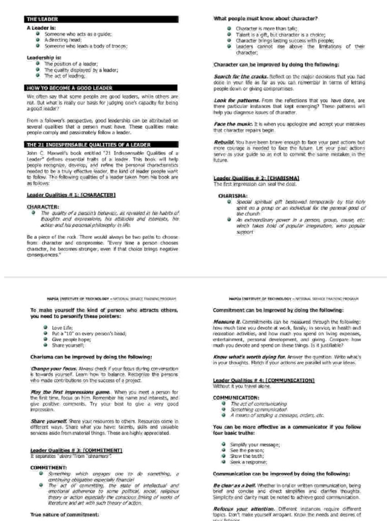 Chapter 5 Leadership | PDF