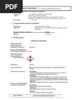 Taski D7 Msds - Free PDF | PDF | Firefighting | Chemistry