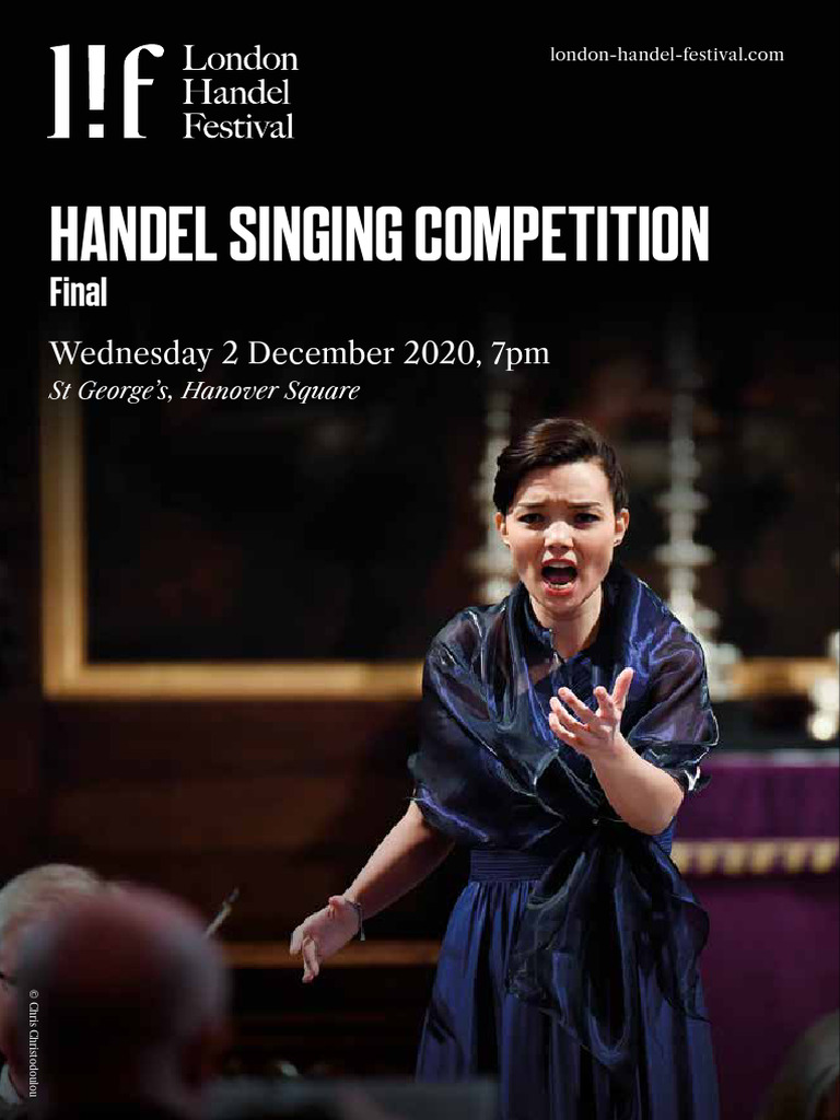 London Handel S - Singing Competition Programme FINAL | PDF | Vocal ...