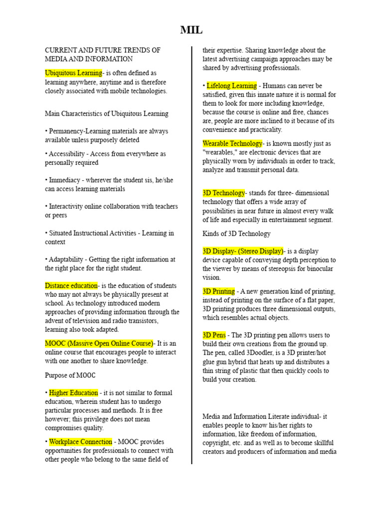 MIL Reviewer | PDF | Mass Media | Composition (Visual Arts)