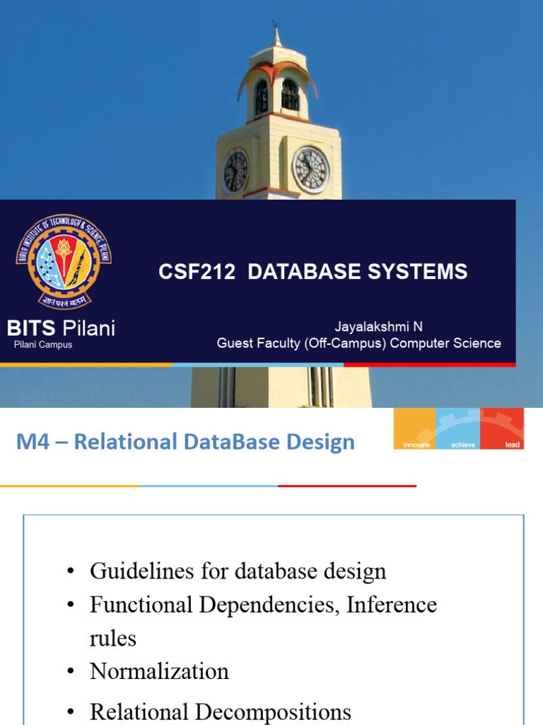 CSF212 Module4 | PDF | Applied Mathematics | Information Science