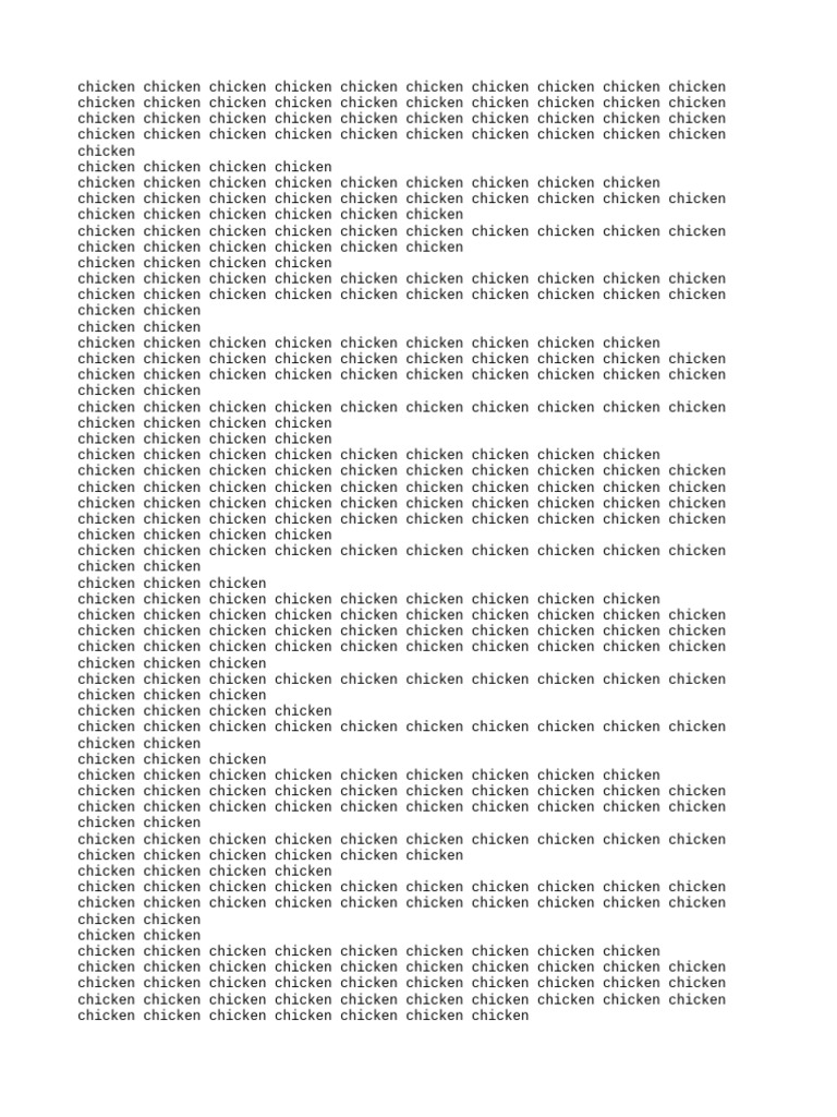 Chicken Pdf