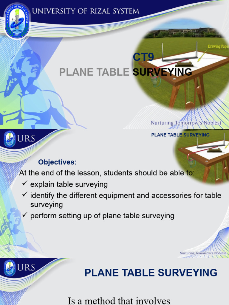Plane Table Surveying | PDF | Surveying | Tools