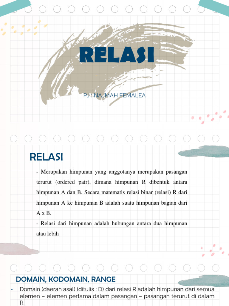 Fungsi Relasi Pertemuan 2 | PDF