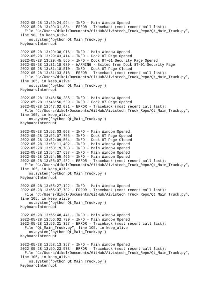 Log File | PDF | Microsoft Windows | Operating System Families