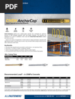 Chemset Anchor Ramset: Installation and Performance Details | PDF