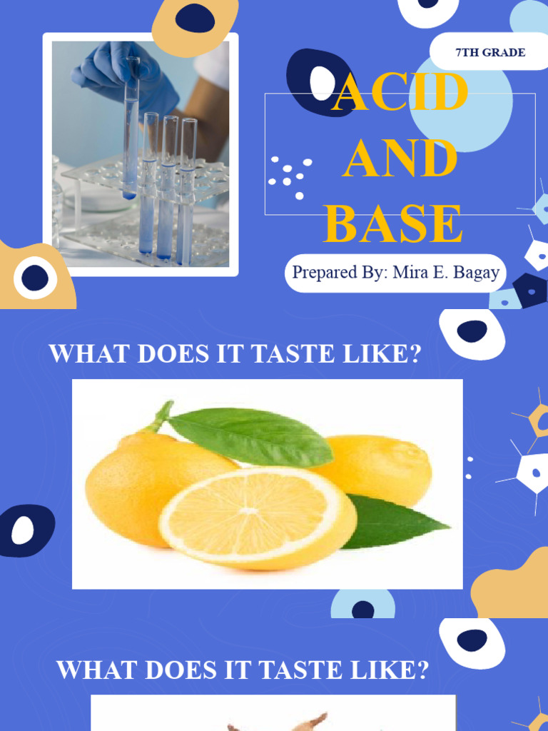 Grade-7 Acid and Base | Download Free PDF | Ph | Acid