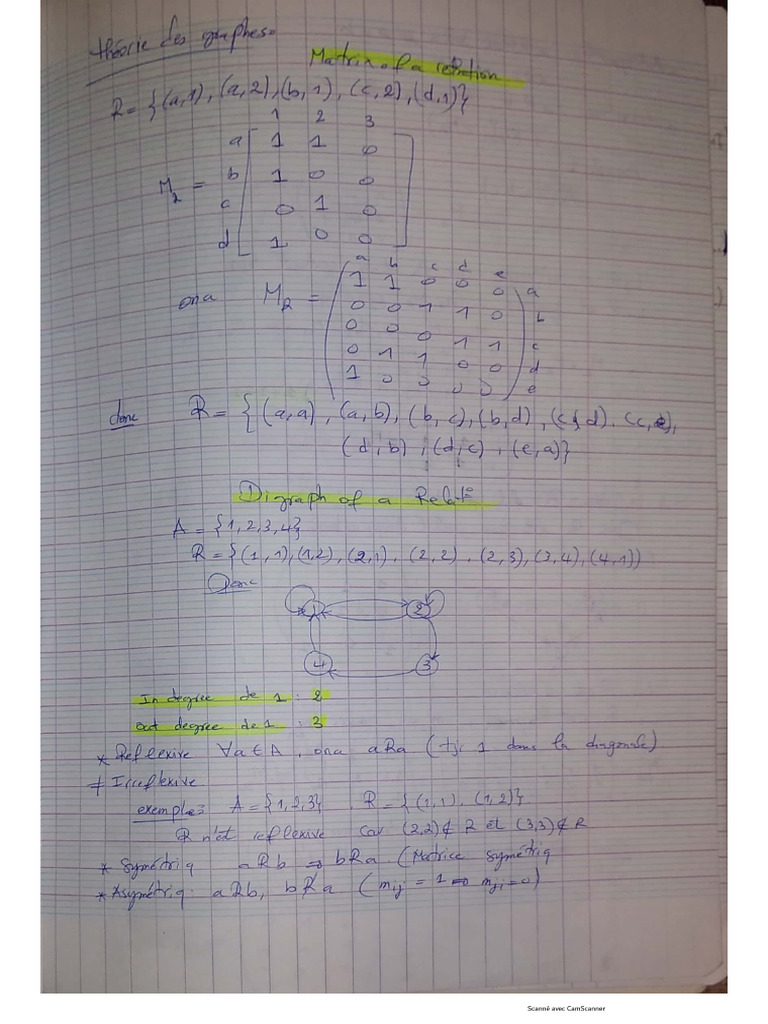 Théorie Des Graphes Cours | PDF Théorie Des Graphes Cours | PDF