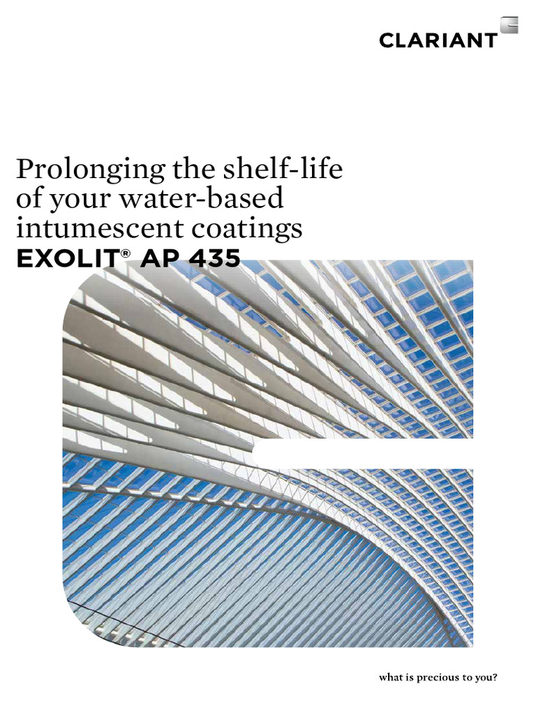 Clariant Flyer EXOLIT AP 435 201703 EN | PDF | Viscosity | Chemistry