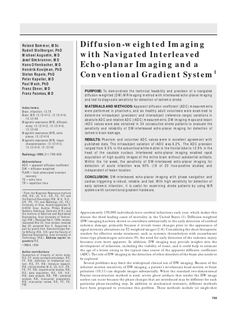 Diffusion-Weighted Imaging With Navigated Interleaved Echo-Planar ...
