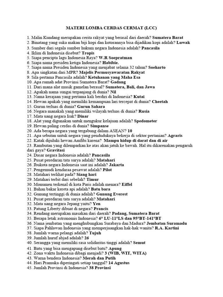 Materi LCC 2023 | PDF