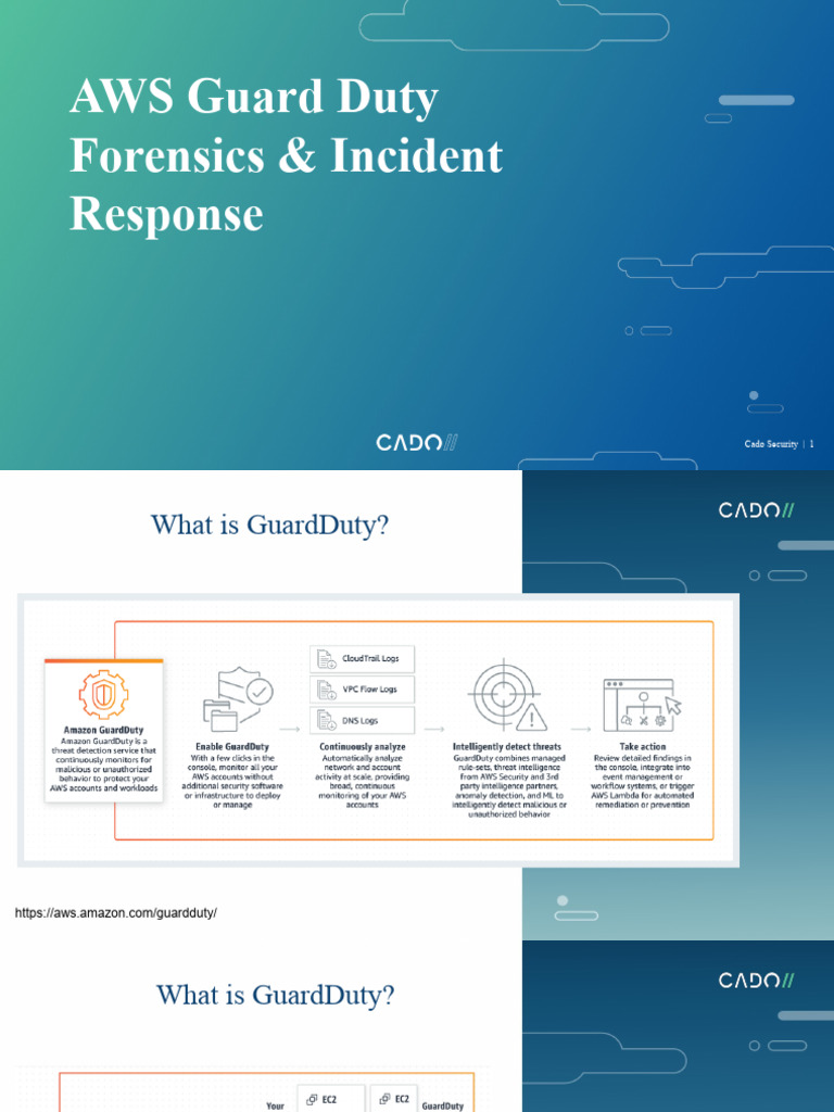 AWS Guard Duty Forensics & Incident Response | PDF | Computing | Information Technology