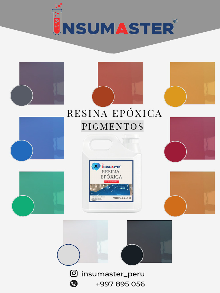 Insumaster - Resina Epóxica - Colores . | PDF
