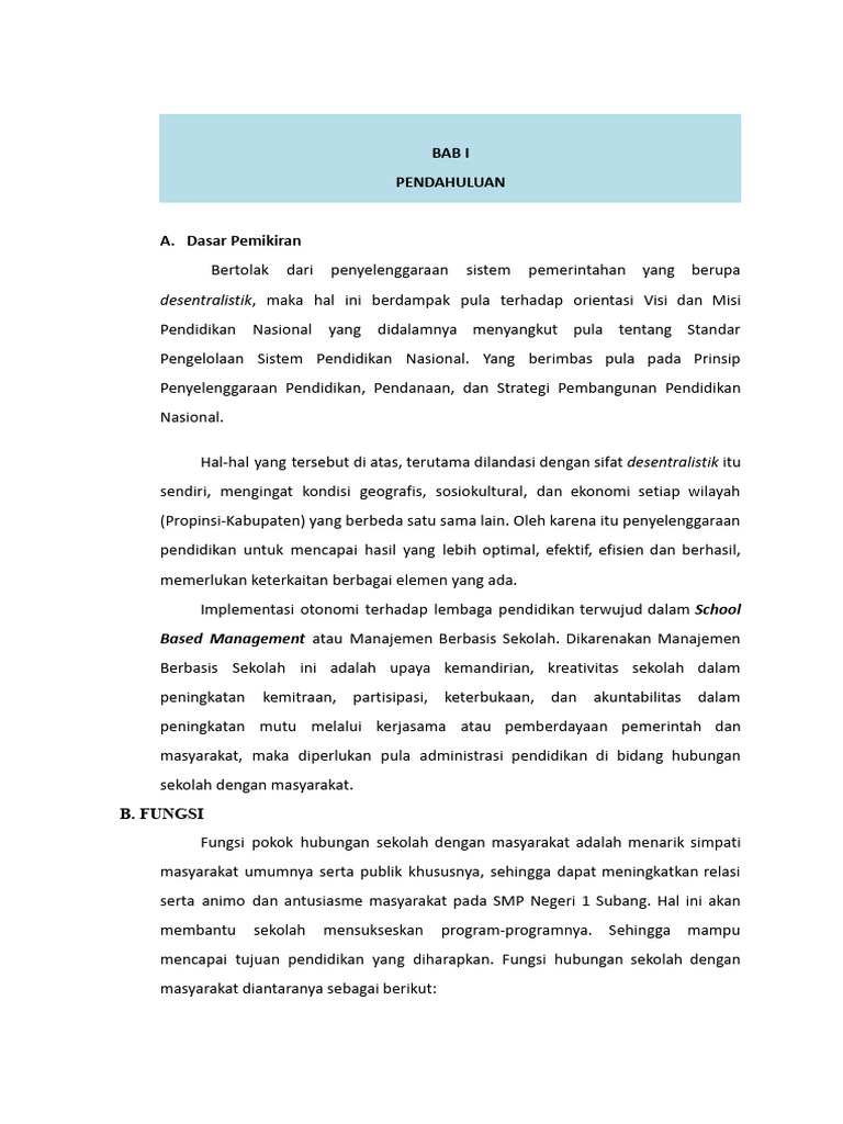 Program Kerja Humas 2023 | PDF