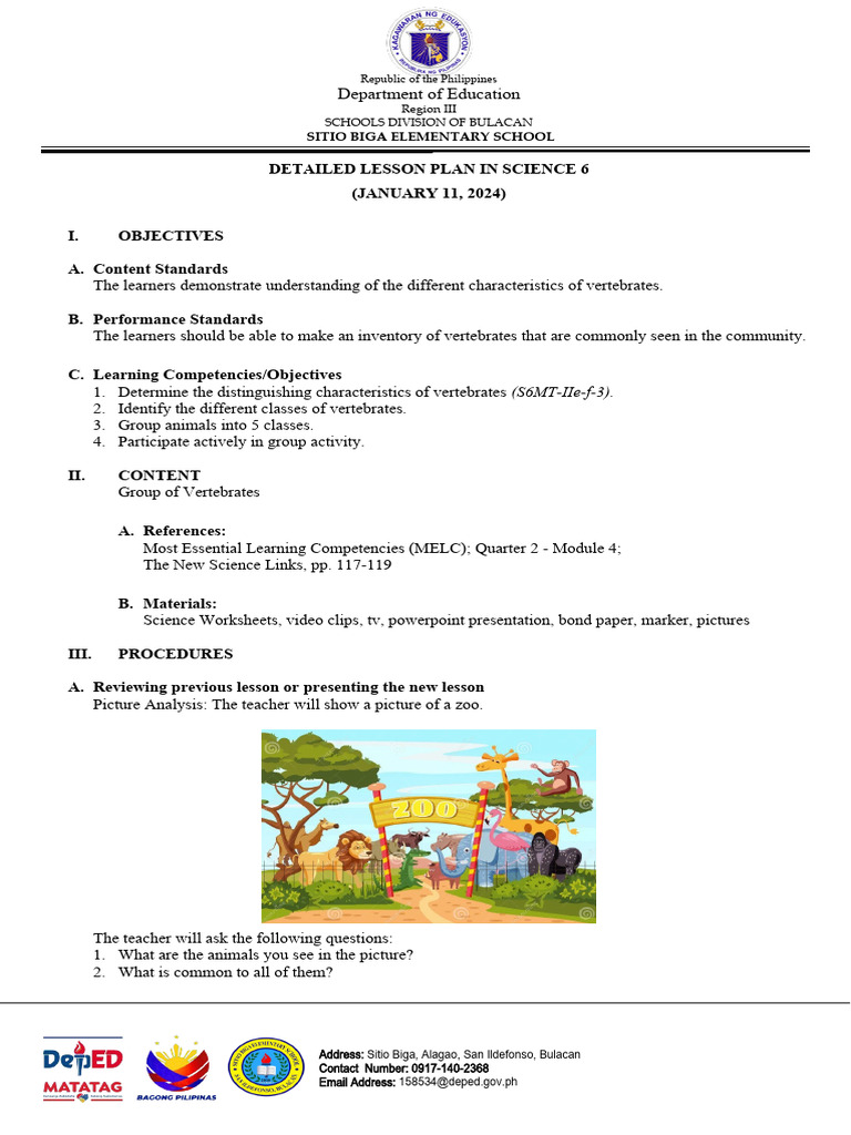 DLP in Science - Vertebrates | PDF | Egg | Amphibian