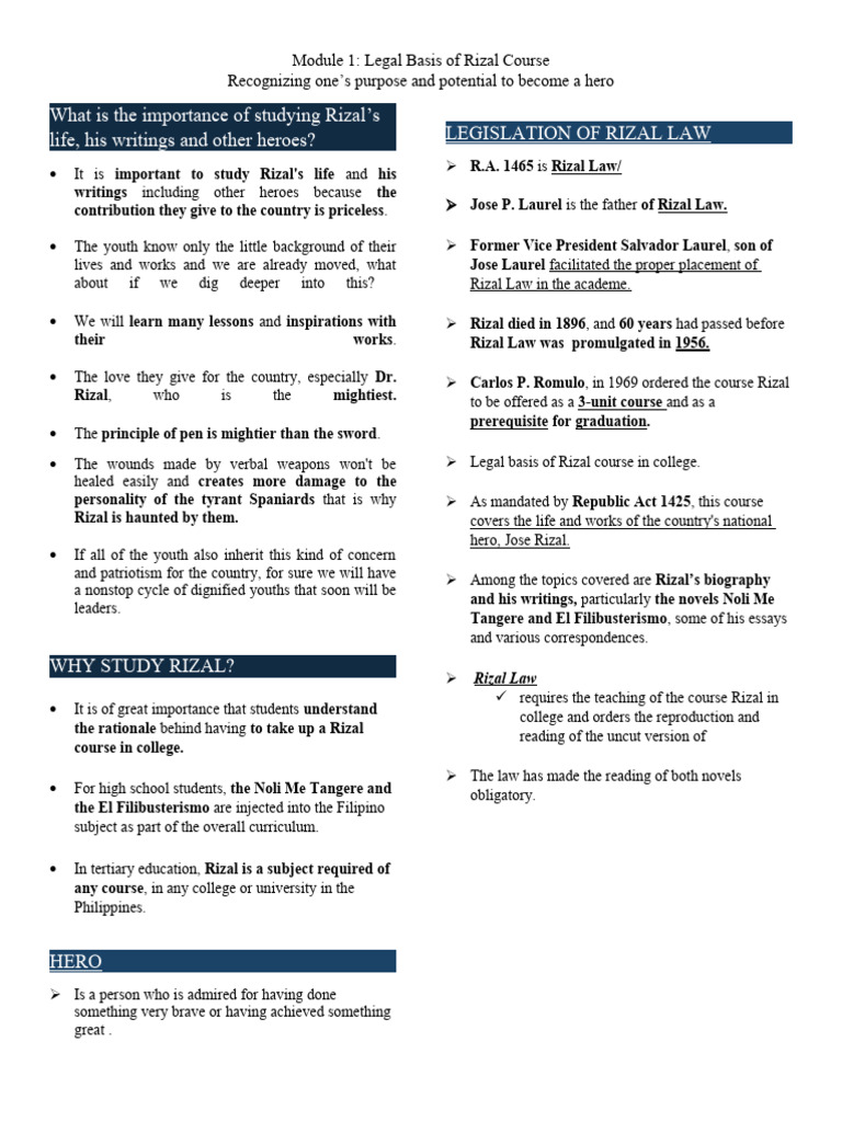 His 007 Reviewer Mod 1 6 | PDF | Martial Law