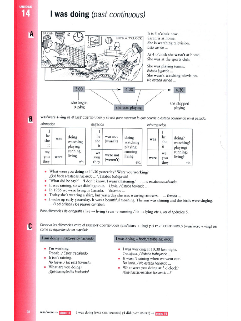 Past Continuous | PDF