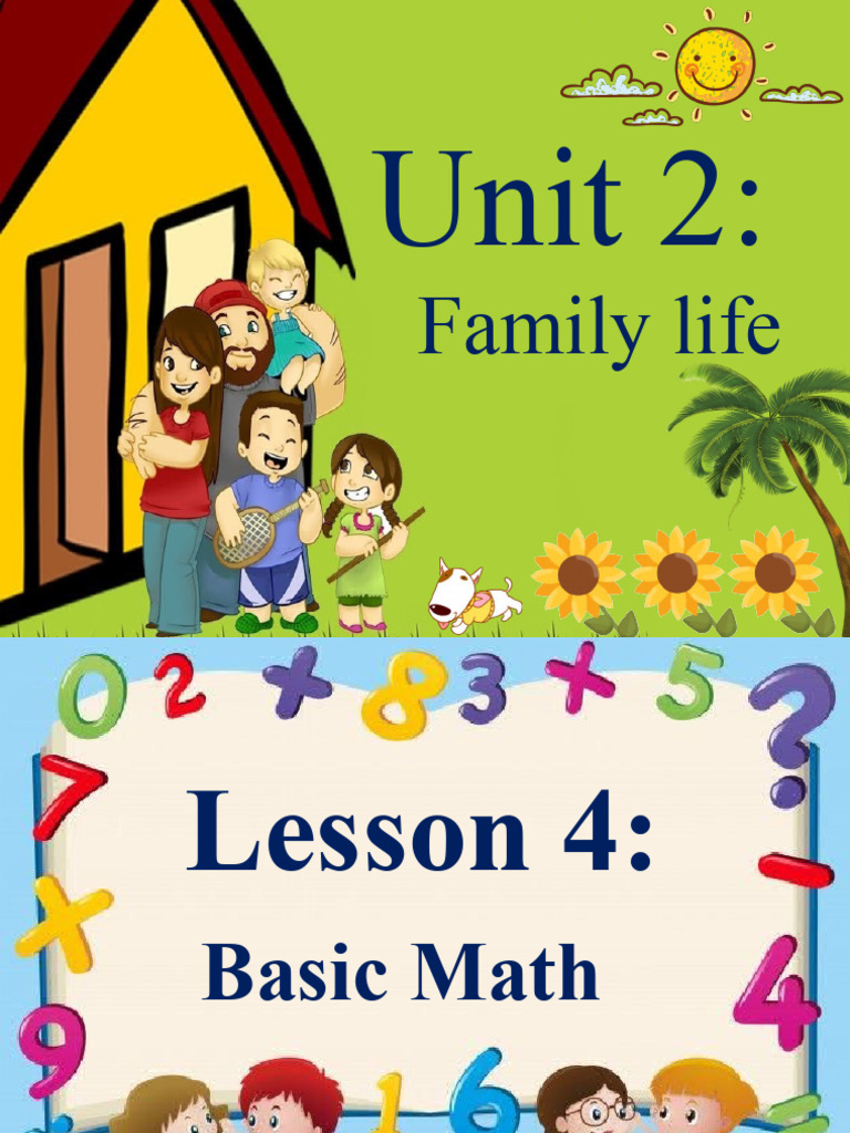 Unit 2 - Lesson 4 - Basic Math | PDF | Multiplication | Mathematics