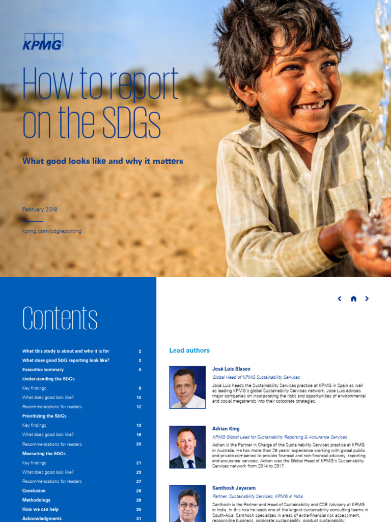 How To Report On Sdgs | PDF | Business | Economies