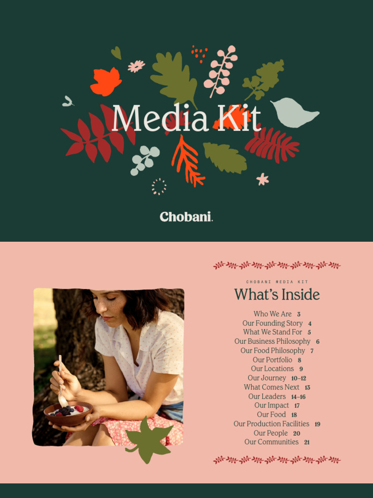 CHOBANI Media-Kit | PDF | Business | Food And Drink
