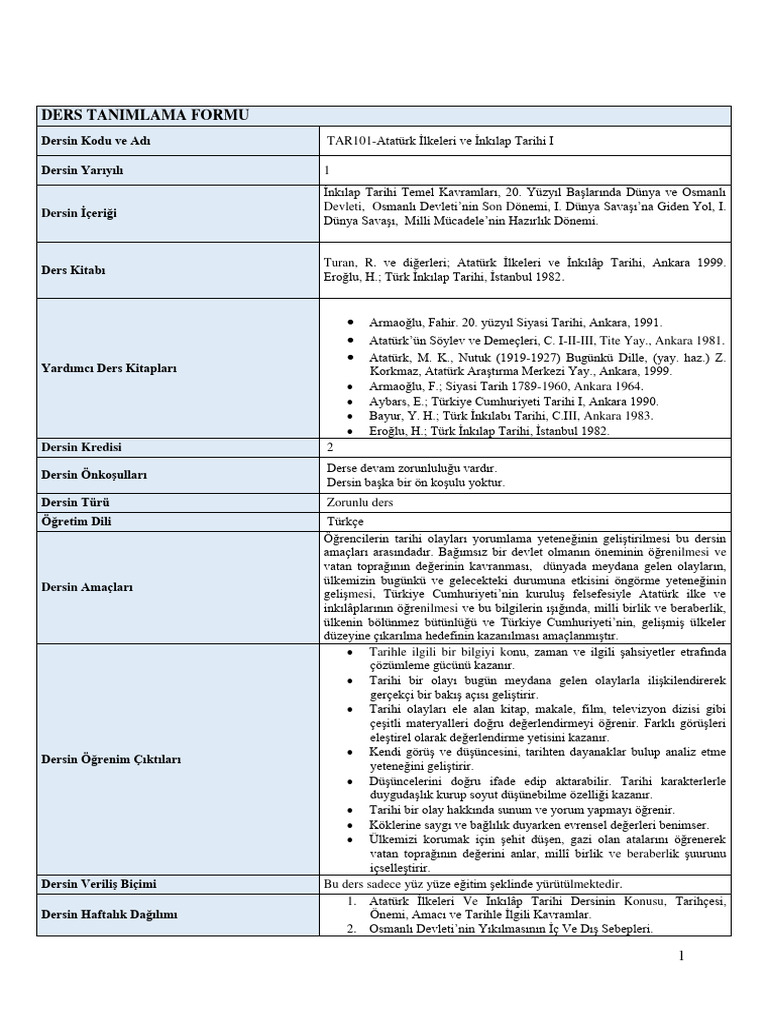 TAR-101_IZLENCESI | PDF