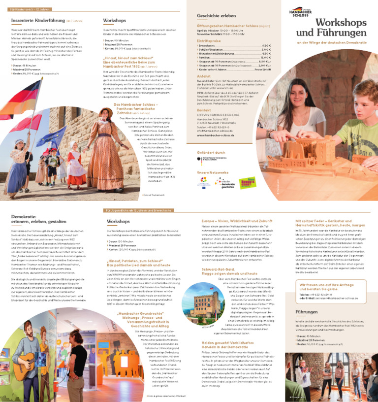 Flyer Workshops Und Fuehrungen | PDF