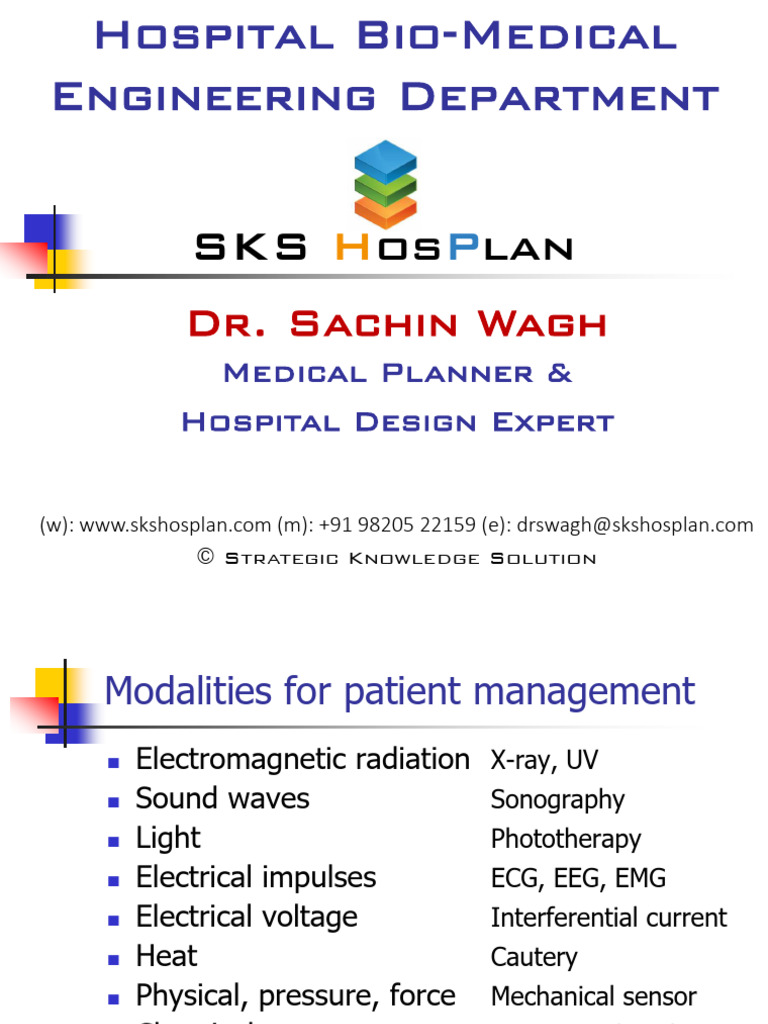Bio-Medical Equipment Management Guide | PDF | Medical Imaging ...