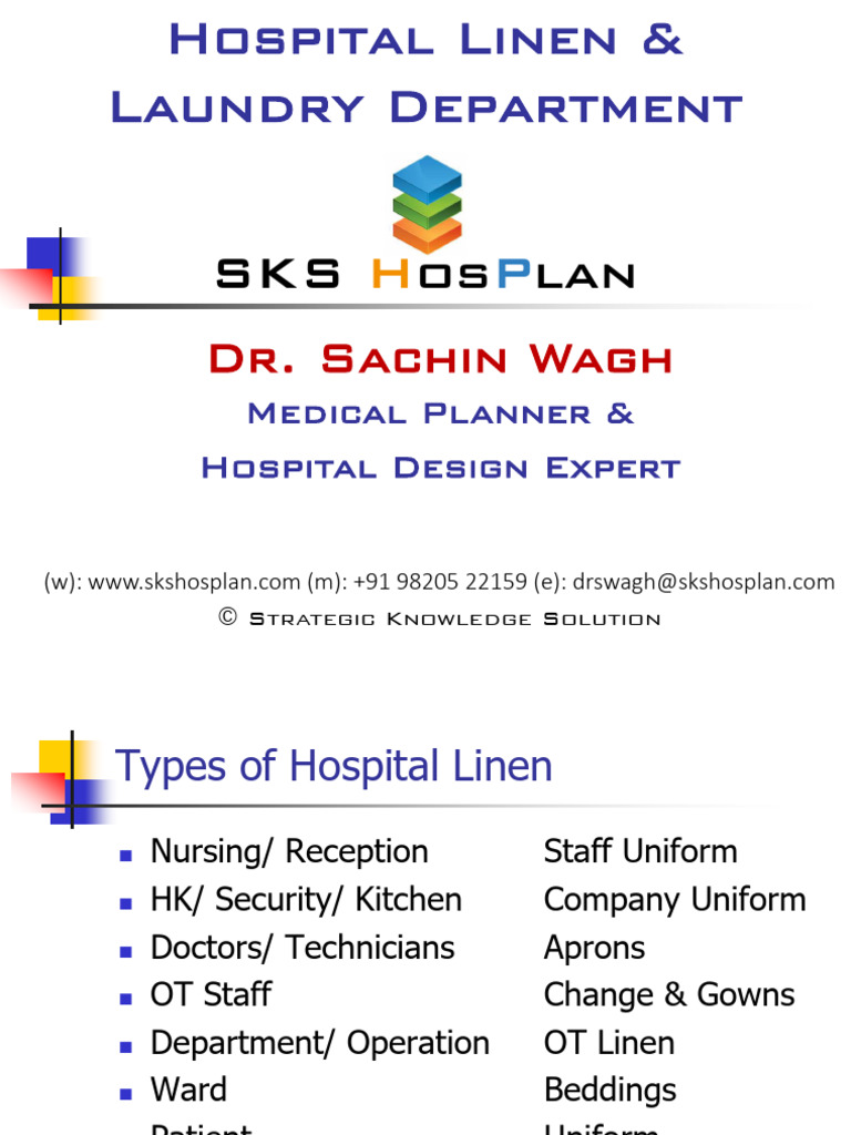 Hospital Linen & Laundry | PDF | Hygiene | Laundry