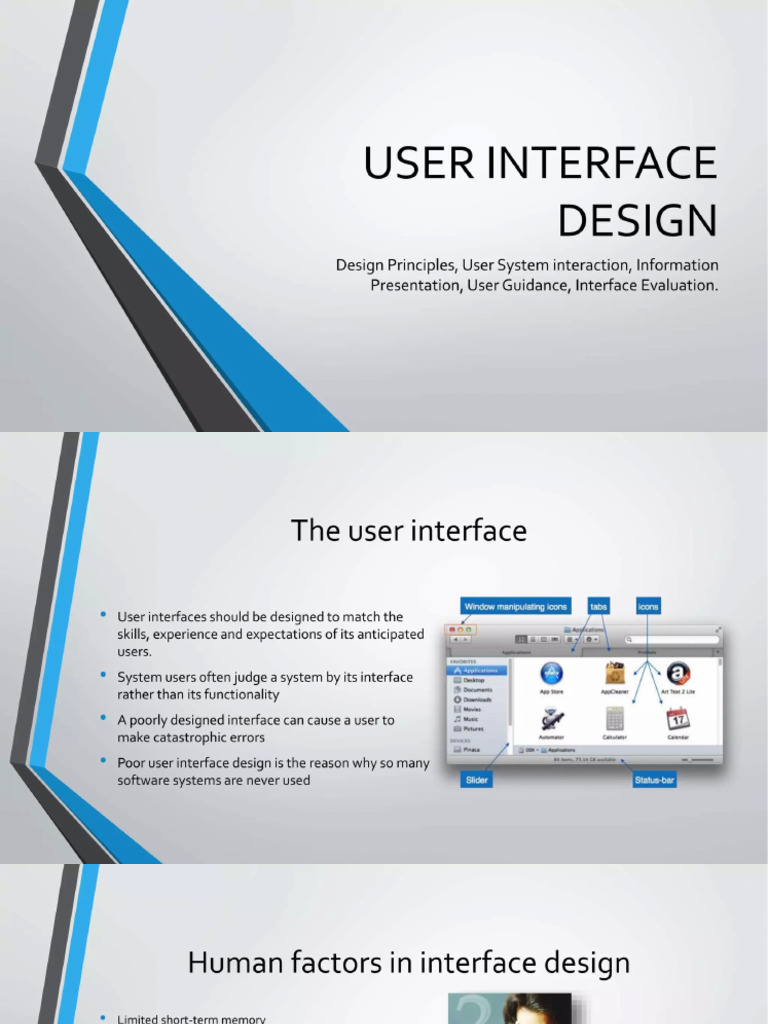 User Interface Design | PDF