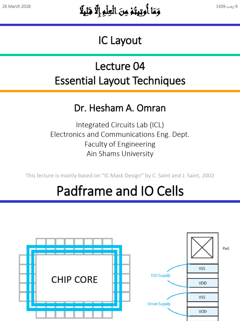 Interdigitation in IC Layout Techniques | PDF | Cmos | Field Effect ...
