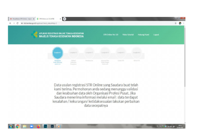 Cek Status STR | PDF