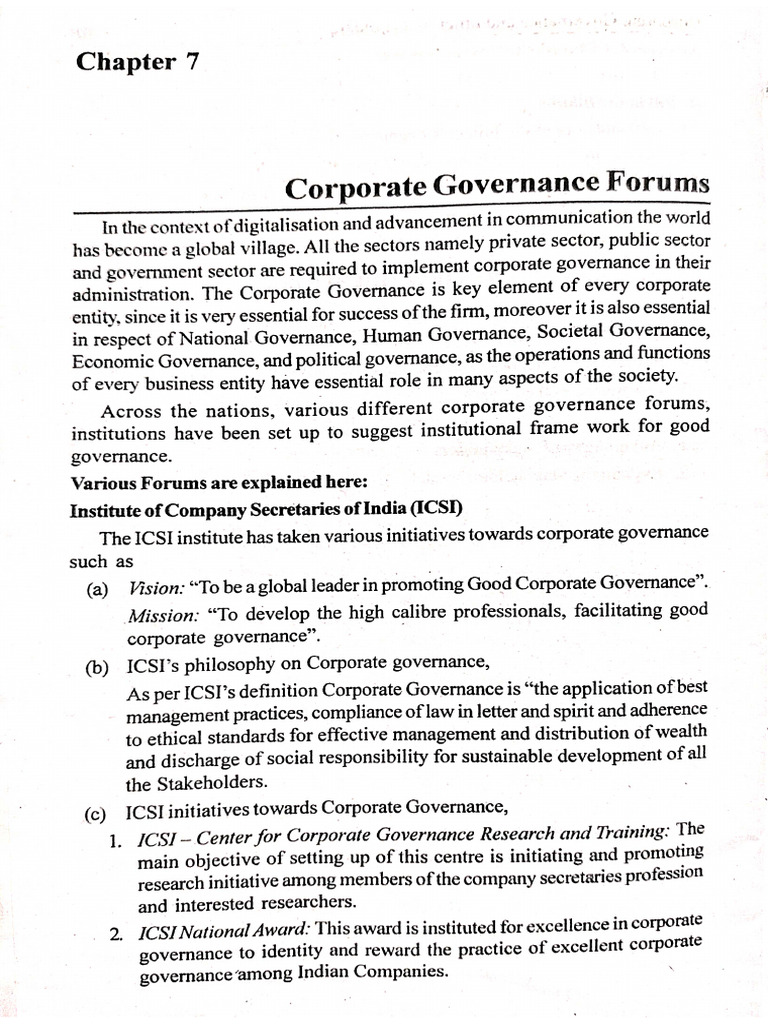 3RD Unit Corporate Governance and Ethics | PDF