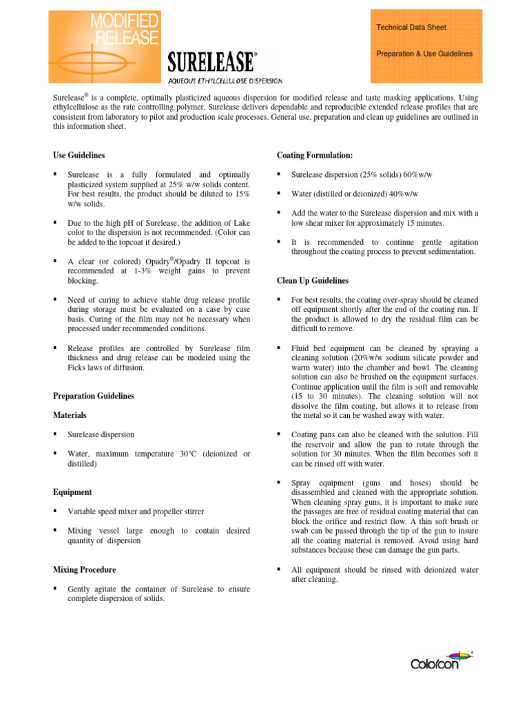 Sureleaseprep Use | PDF | Purified Water | Water