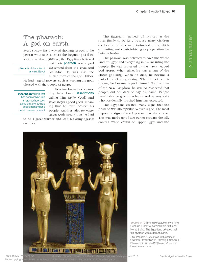 Pharaohs of Ancient Egypt | PDF | Pharaoh | Horus
