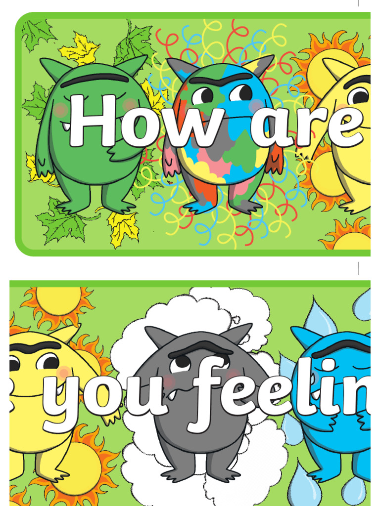 The Feelings Monster Editable Display Banner | PDF