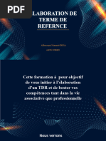 Élaboration des Termes de Référence (TDR) | PDF | Consultant