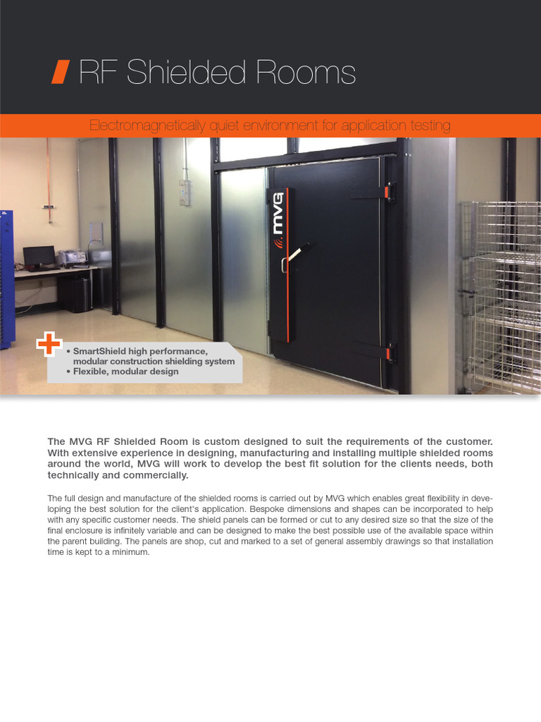 Muy Bueno Usar Habitacion Datasheet - Emc - RF Shielded Rooms - MD ...