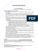 Thurifer Instructions for Solemn Mass | PDF | Christian Worship And ...