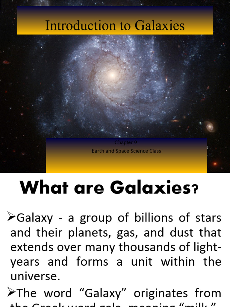 Introduction to Galaxies and Types | PDF | Galaxy | Milky Way