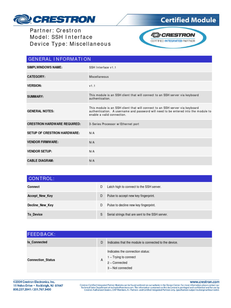 SSH Interface v1.1 Help | PDF | Secure Shell | Server (Computing)