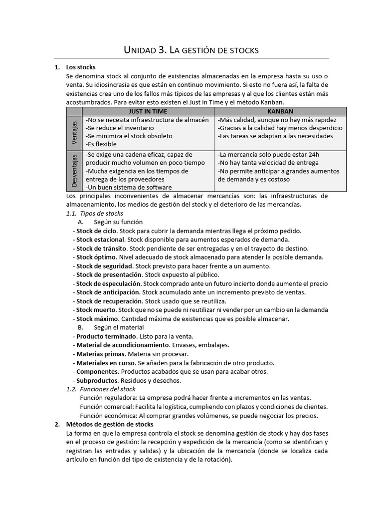 Tema 3 Logistica | PDF | Lean Manufacturing | Logística