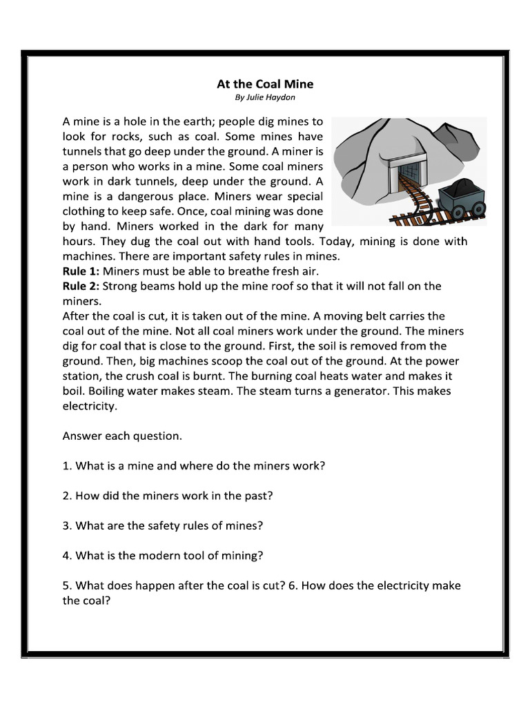 Grade 6 Reading Comprehension Pdf