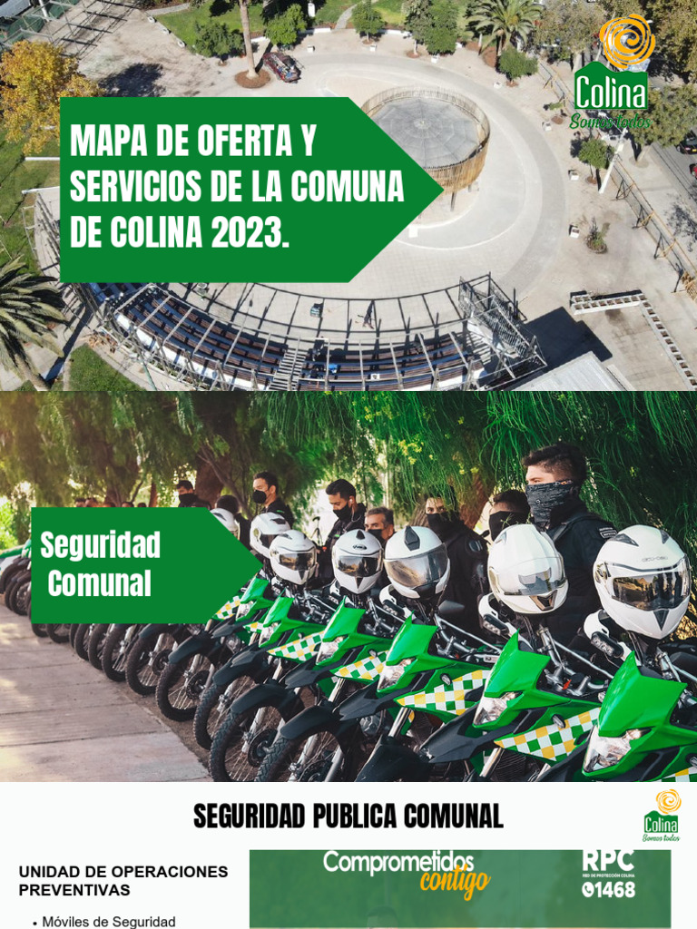 Mapa de Oferta y Servicios Colina Octubre 2023 | Descargar gratis PDF ...