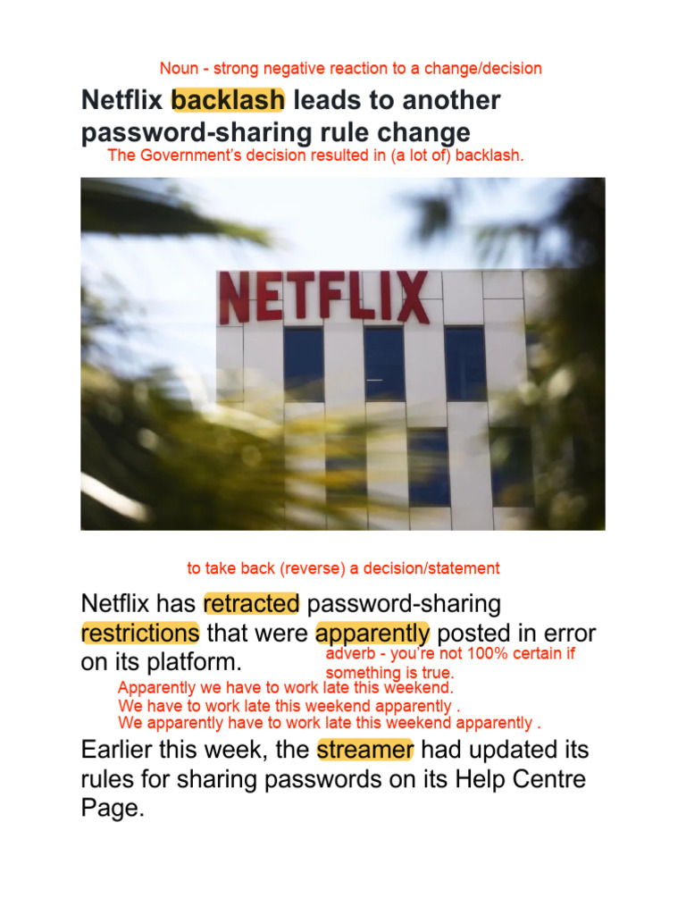Netflix Backlash Article JForrest English | PDF | English Language | Netflix