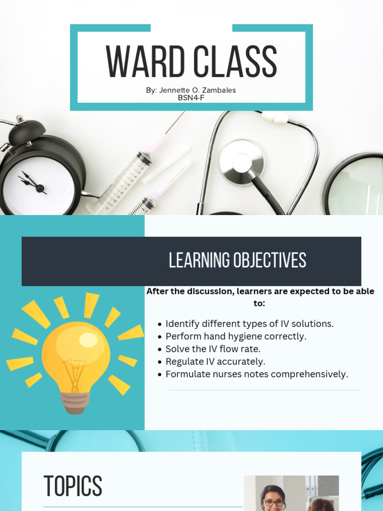 Ward Class | PDF | Medical Specialties | Medicine