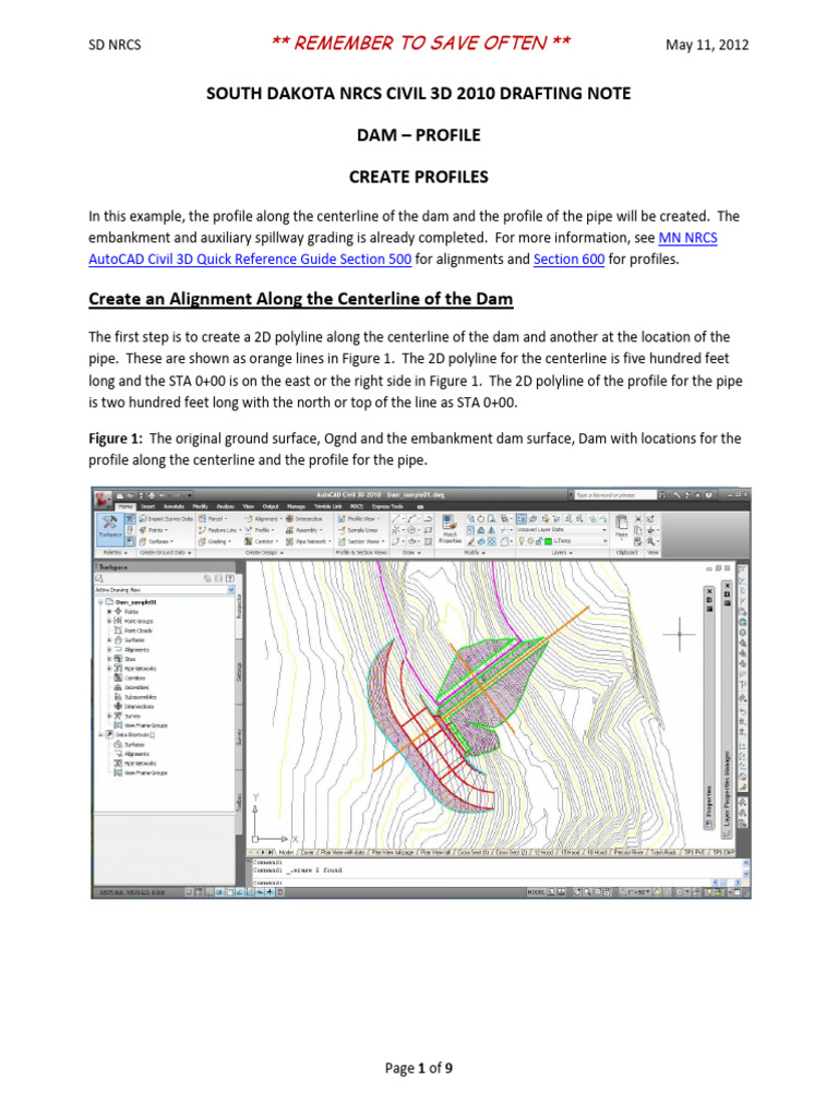 Dam - Profile - Create Profiles | PDF | Dam | Computing