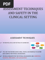 Physical Assessment Techniques Guide | PDF | Physical Examination | Senses